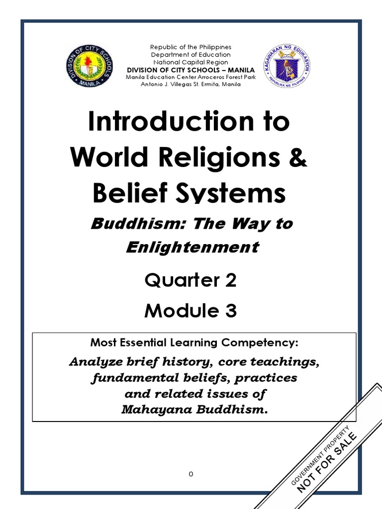 Introduction To World Religions & Belief Systems: Quarter 2 | PDF ...