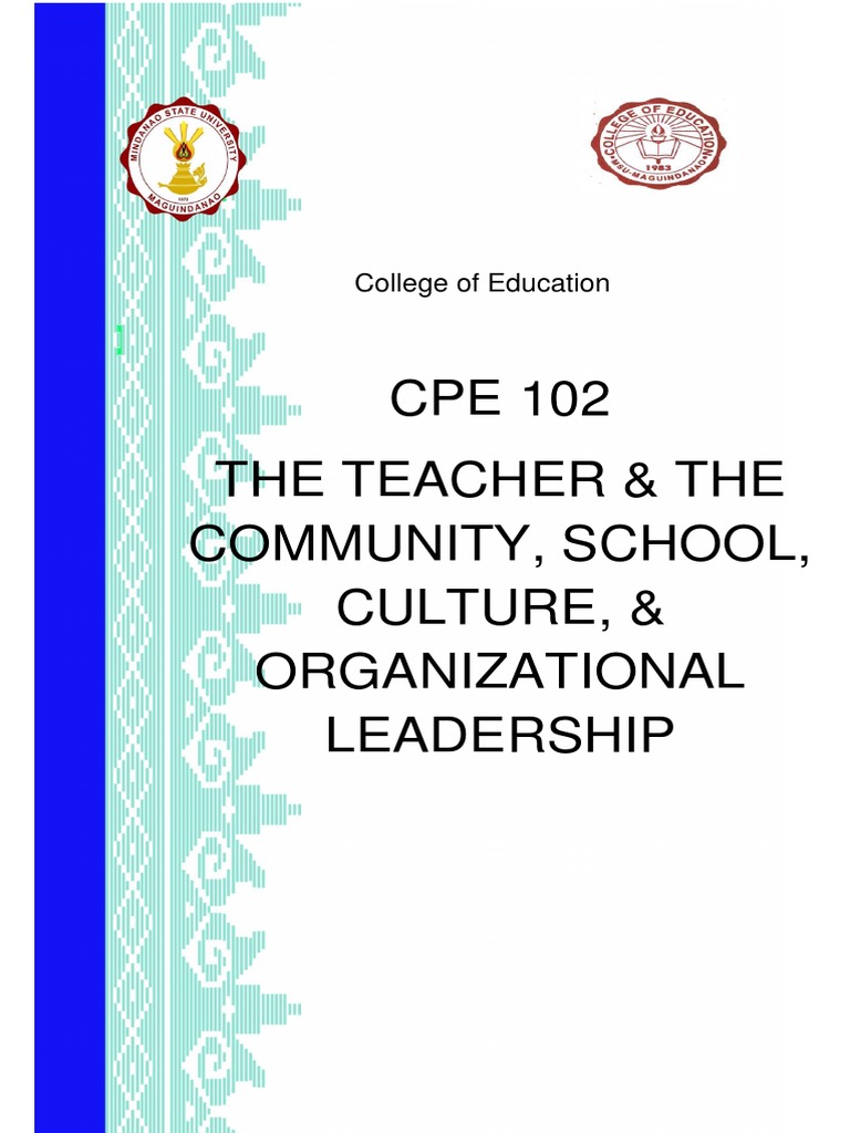 Cpe102 Final - Lesson 7 - Learning Module | PDF | Teachers | Leadership