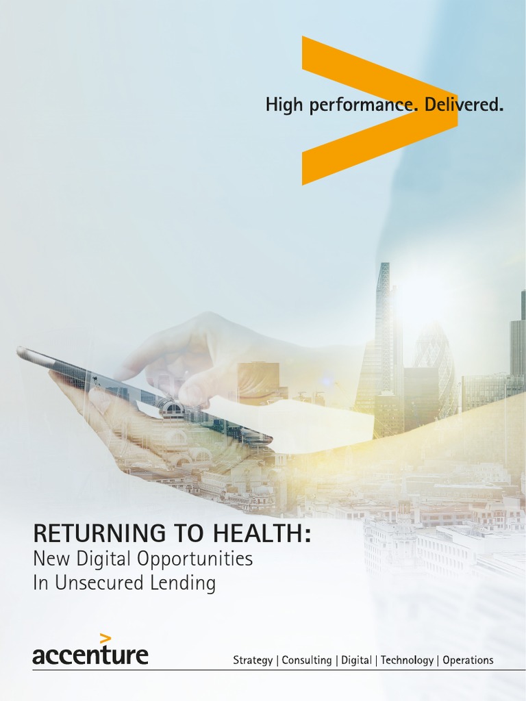Accenture Banking New Digital Opportunities Unsecured Lending | PDF ...