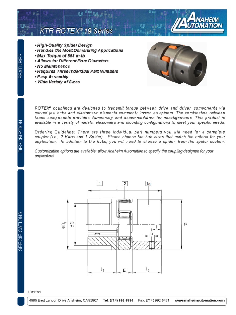 L011391 - Rotex Standard 19 Series | PDF | Applied And ...