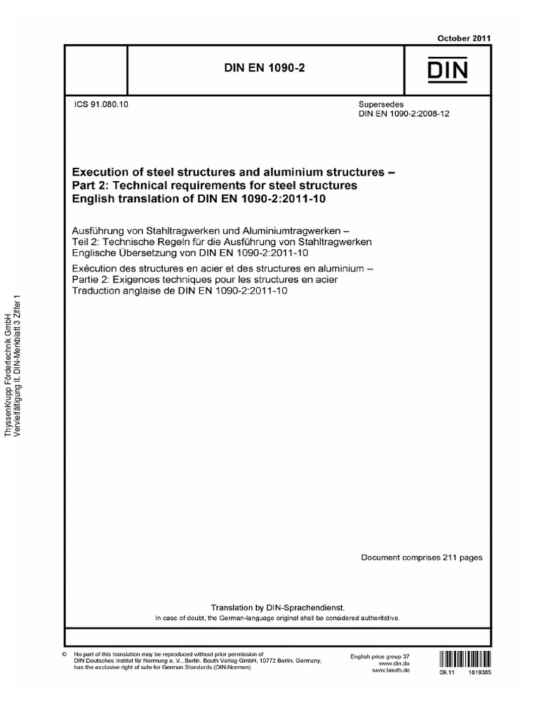 Din en 1090-2 2011-10 | PDF