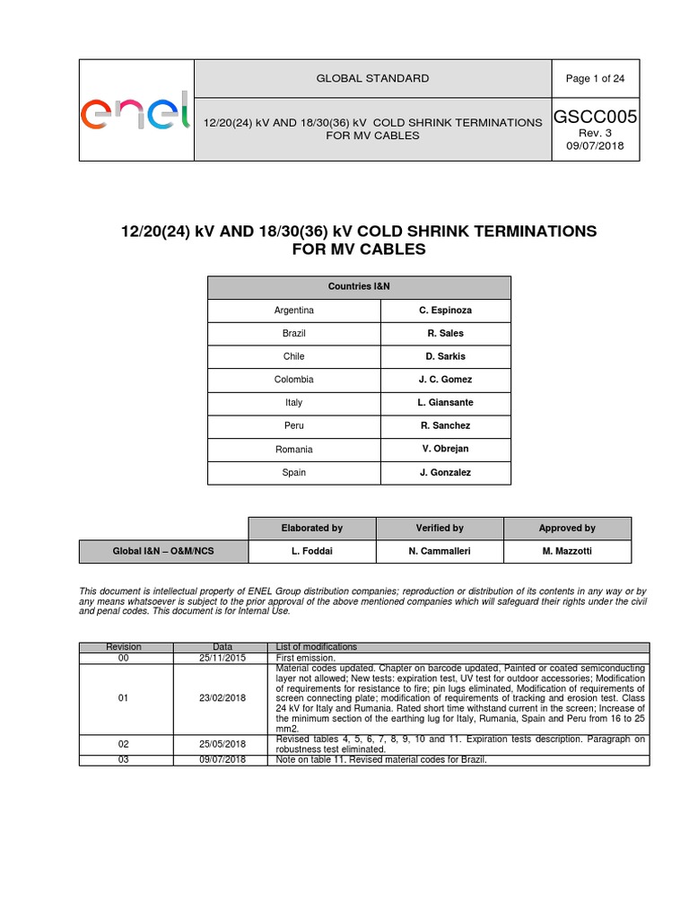 MV Cable Termination Standards | PDF | Electrical Connector | Wire