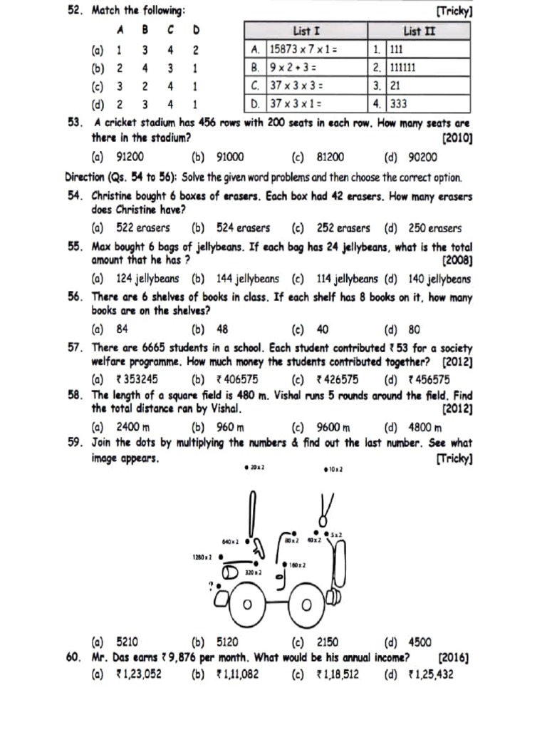 Class 4 Mathematics Worksheet 280122 | Download Free PDF | Litre