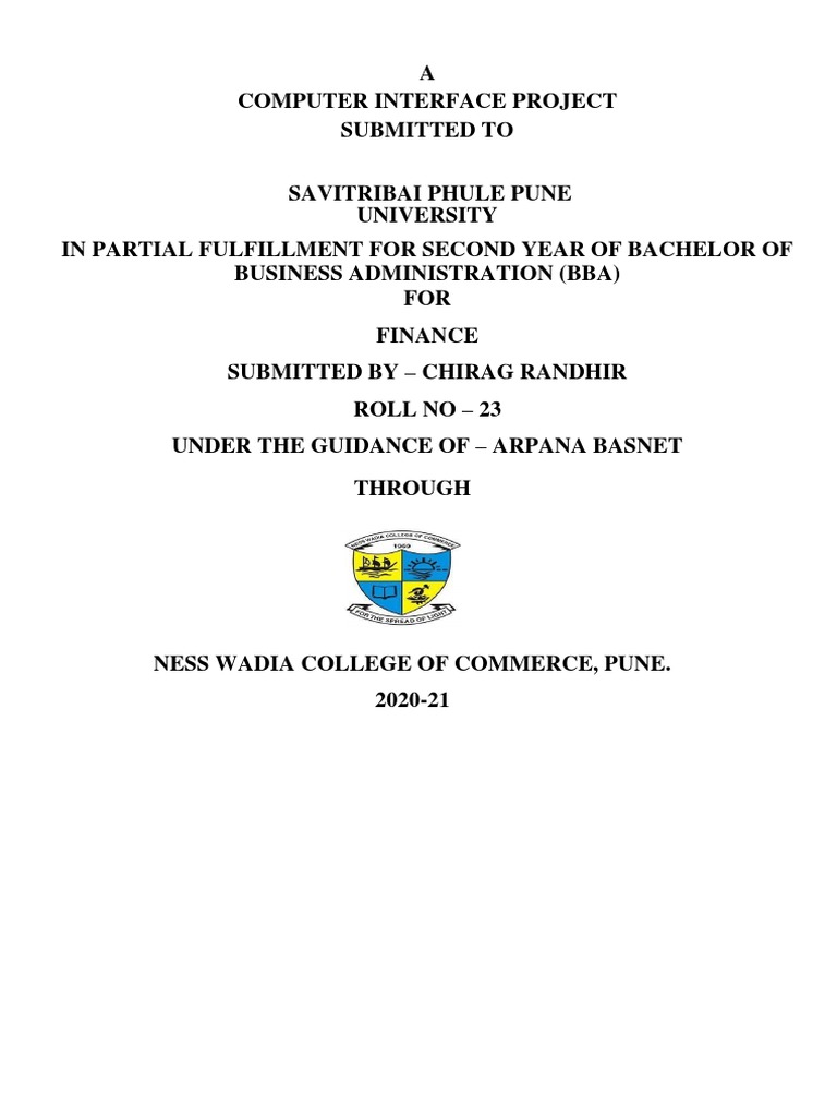 Banking & Finance Project | PDF | Online Banking | Banks & Banking