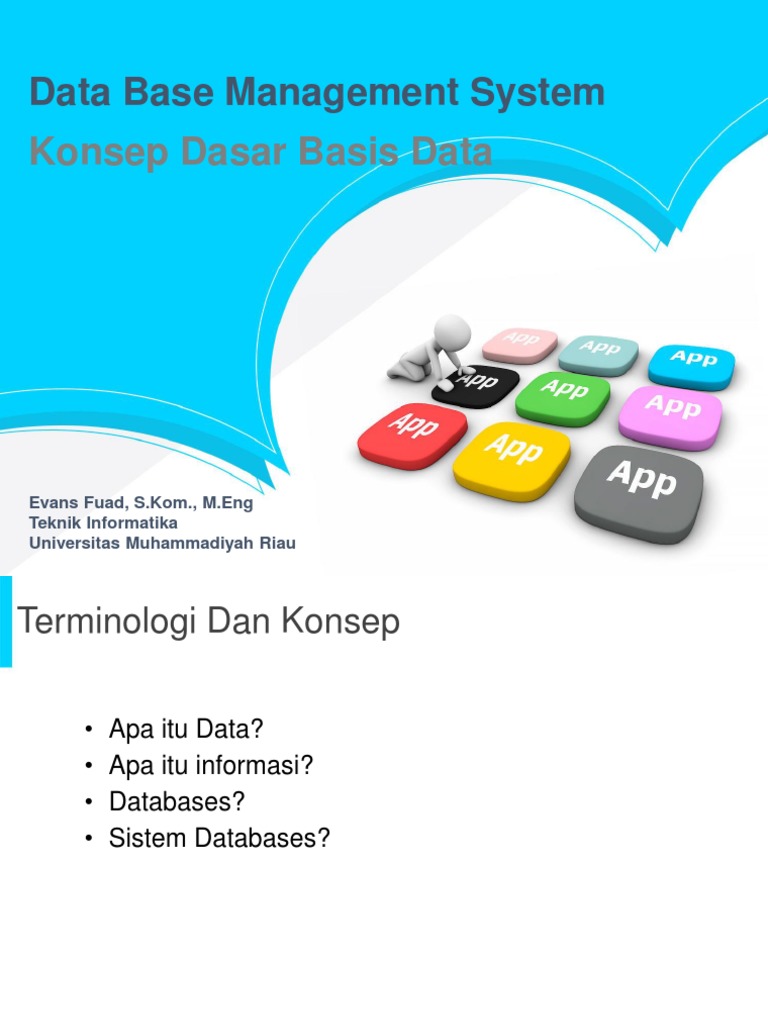KONSEP DASAR SISTEM BASIS DATA | PDF