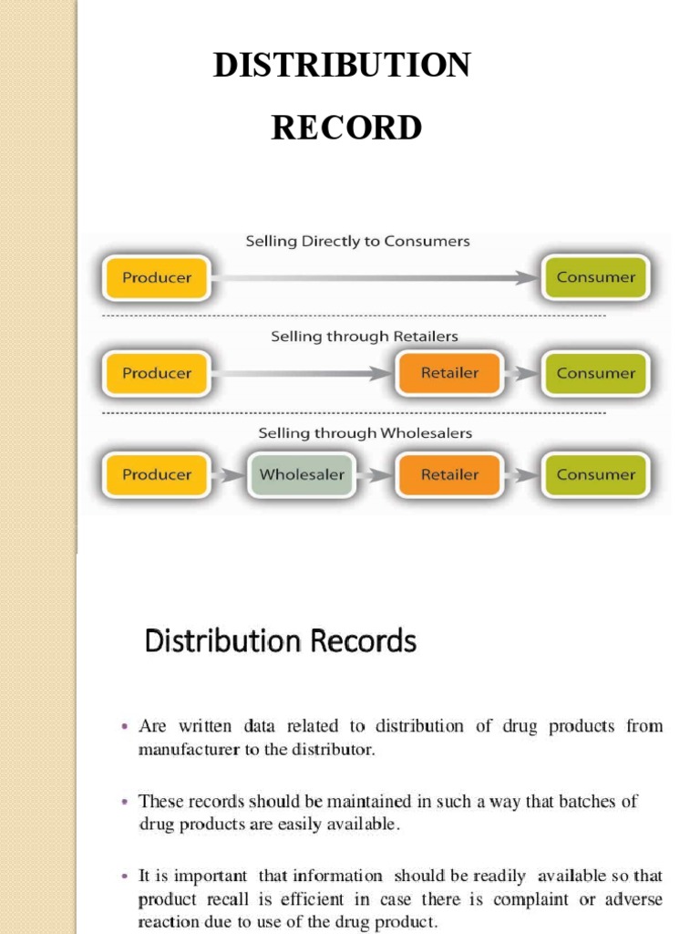 Distribution Record | PDF | Packaging And Labeling | Business