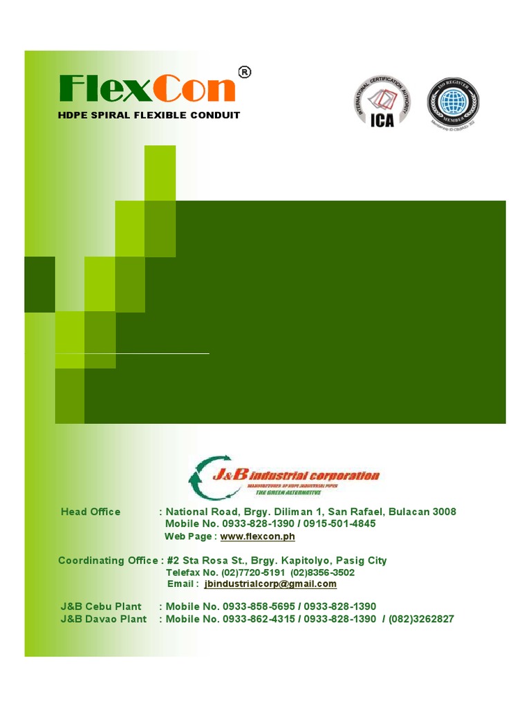 FlexCon HDPE Flyers 2021 | PDF | Building Engineering | Equipment