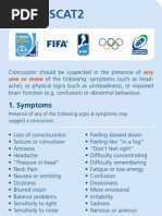SCAT 6 Concussion Assessment Guide | PDF | Concussion | Medical Specialties