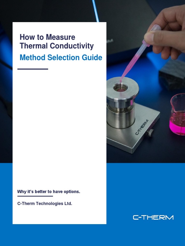C ThermMethodSelectionGuideO2020 | PDF | Thermal Conductivity | Heat Transfer