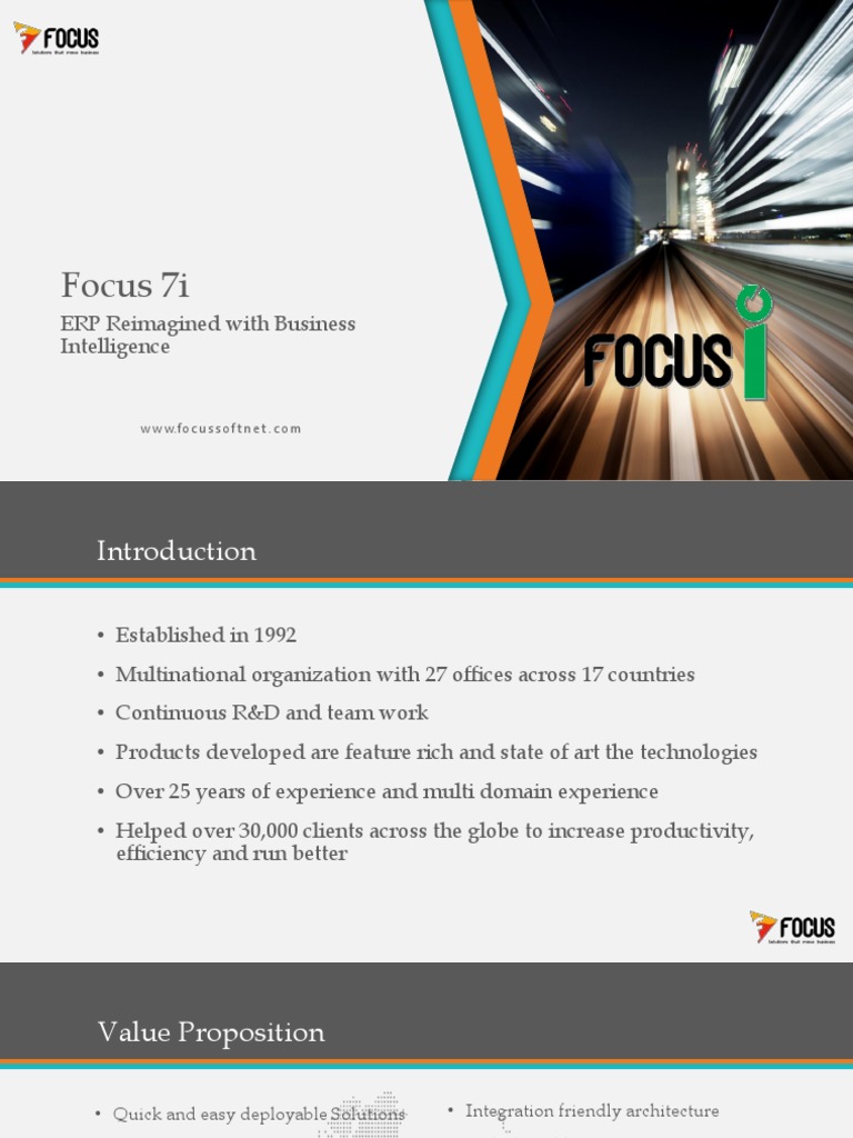 Focus 7 ERP | Download Free PDF | Accounts Payable | Inventory