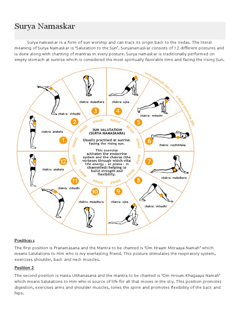 Surya Namaskar Pdf