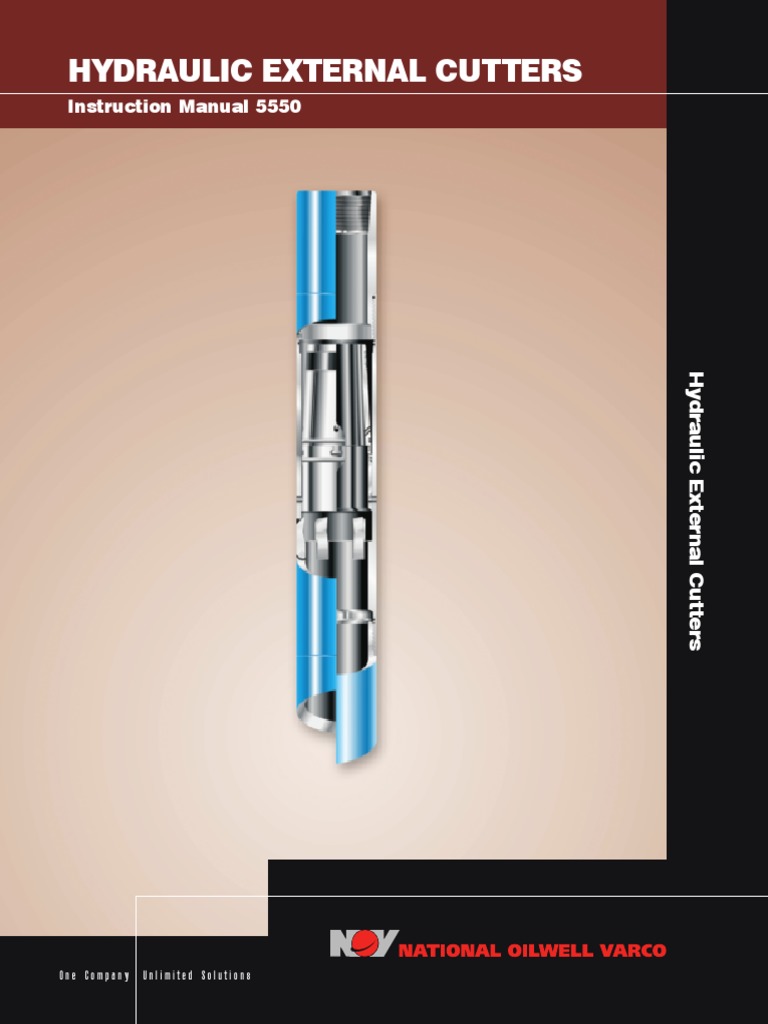 Hydraulic External Cutters: Instruction Manual 5550 | PDF | Knife | Piston