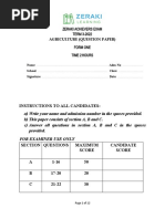 Mathematics Form 2 End Term 2 2023 Exam Questions | PDF | Area | Geometry