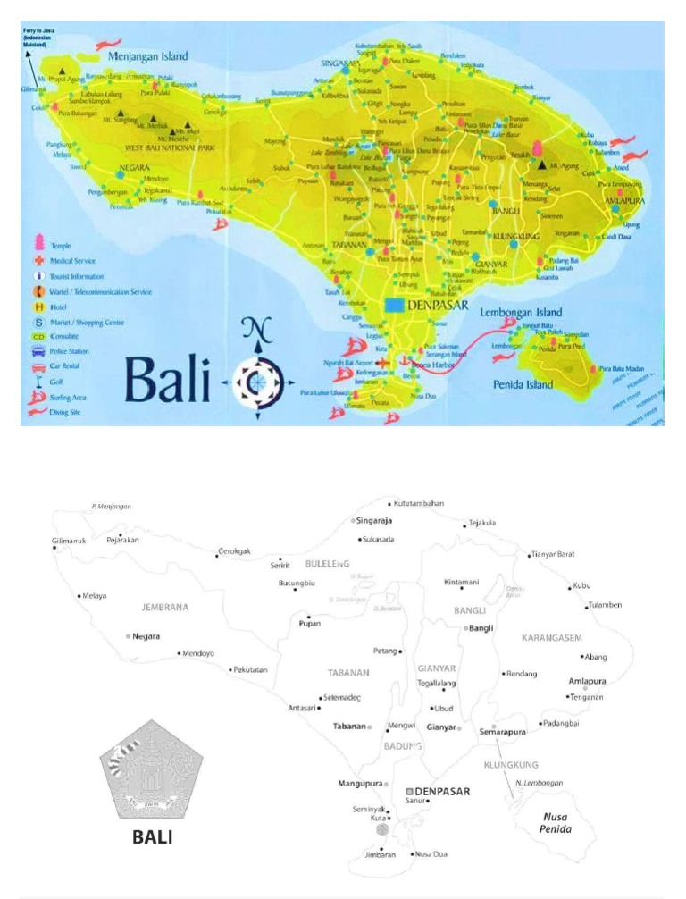 Peta Bali | PDF