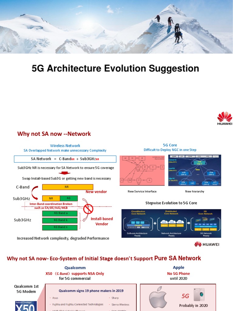 5G Architecture Evolution Suggestion | PDF | Lte (Telecommunication) | 4 G