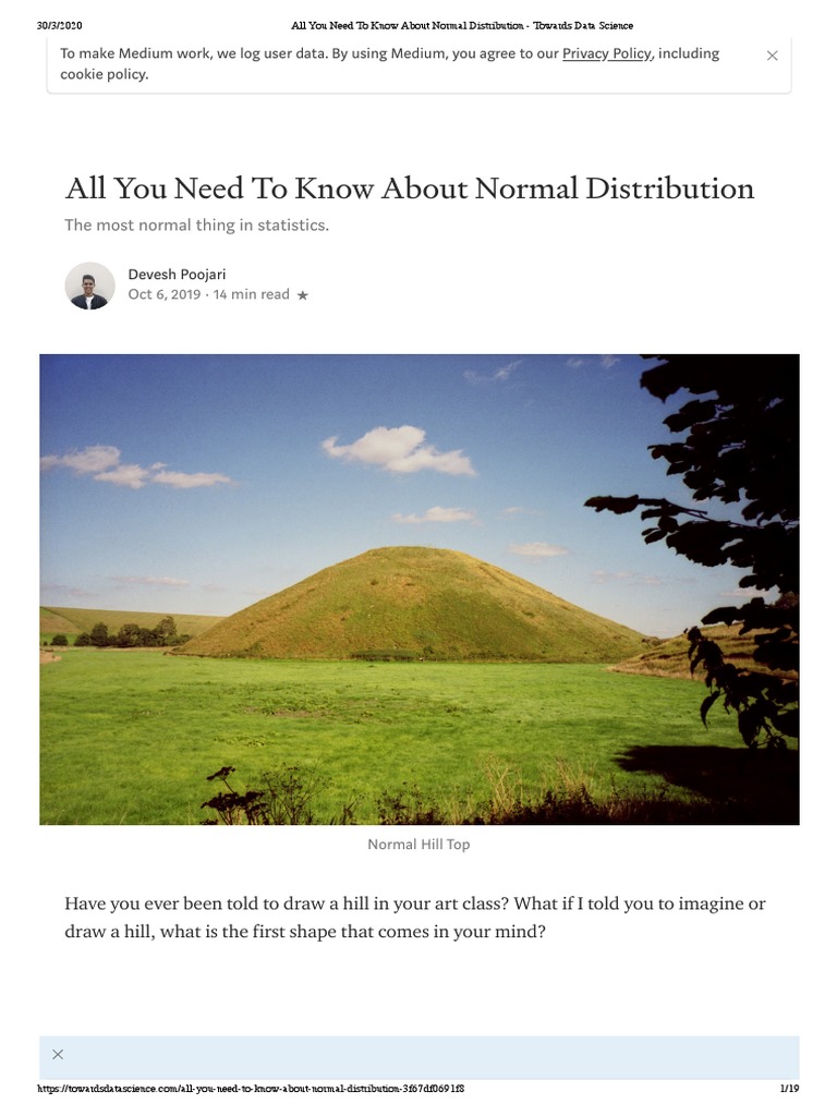 All You Need To Know About Normal Distribution - Towards Data Science ...
