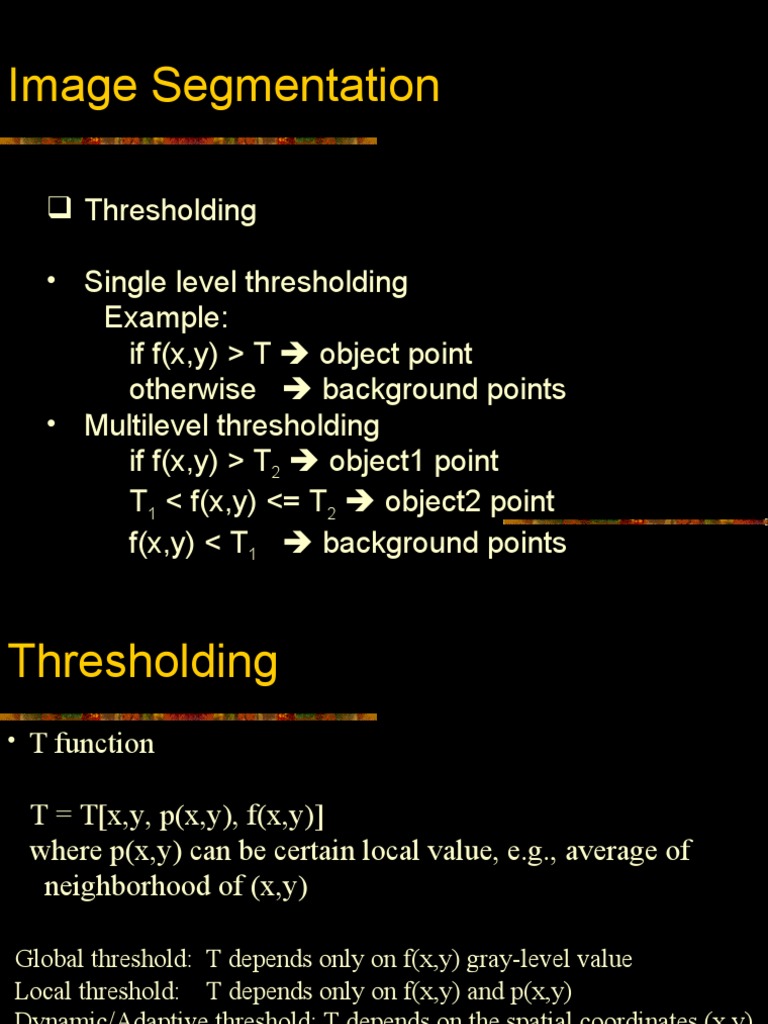 Image Segmentation | PDF | Image Segmentation | Mathematics