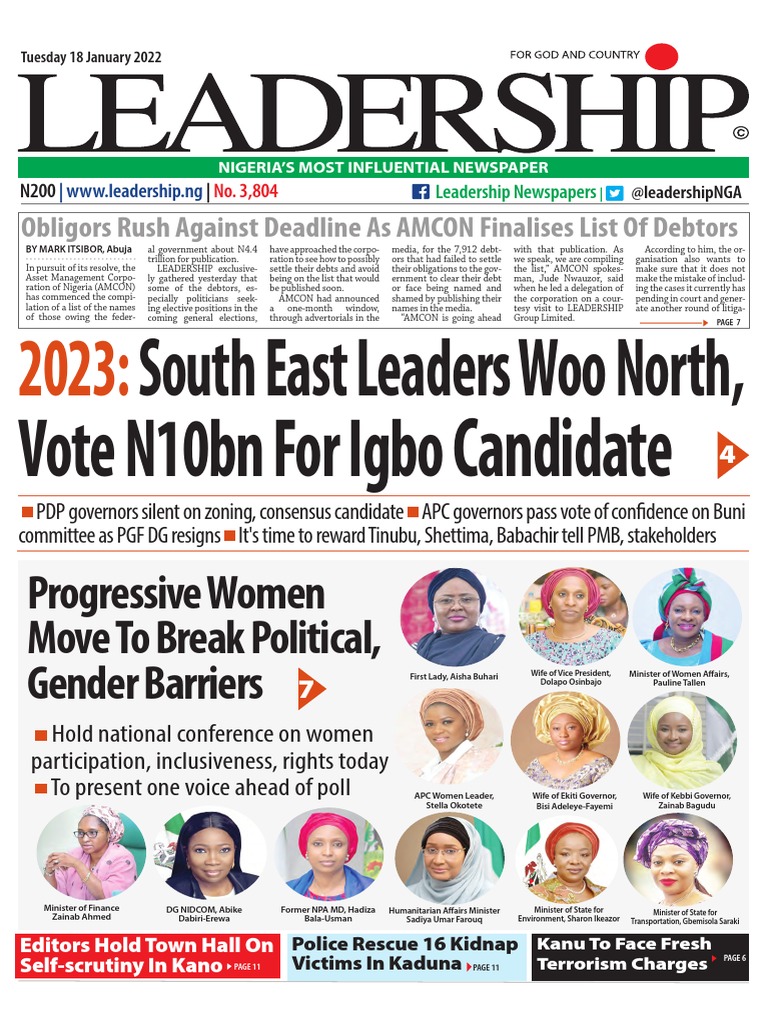 Leadership Epaper 18th January 2022 | PDF | Government