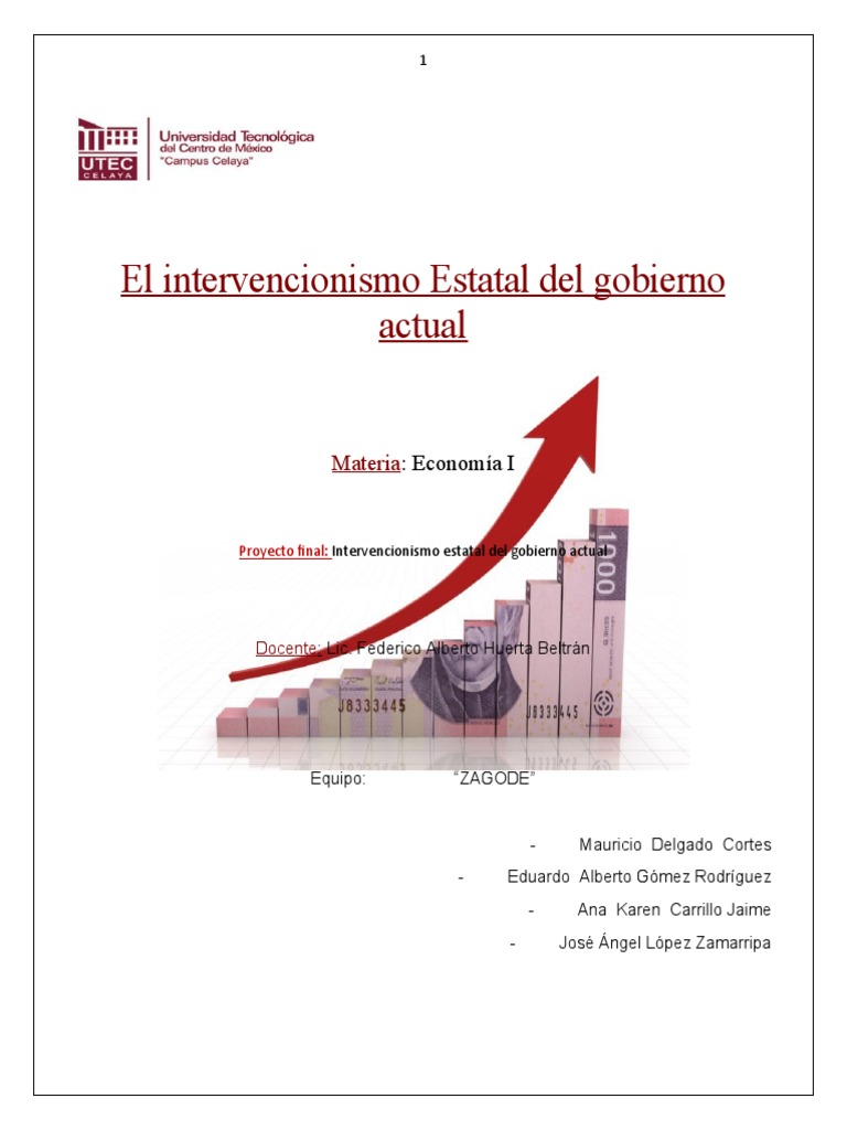 Intervencionismo Estatal en México | PDF | Inflación | México