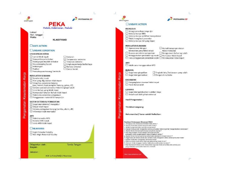 PEKA Offline Pertamina | PDF