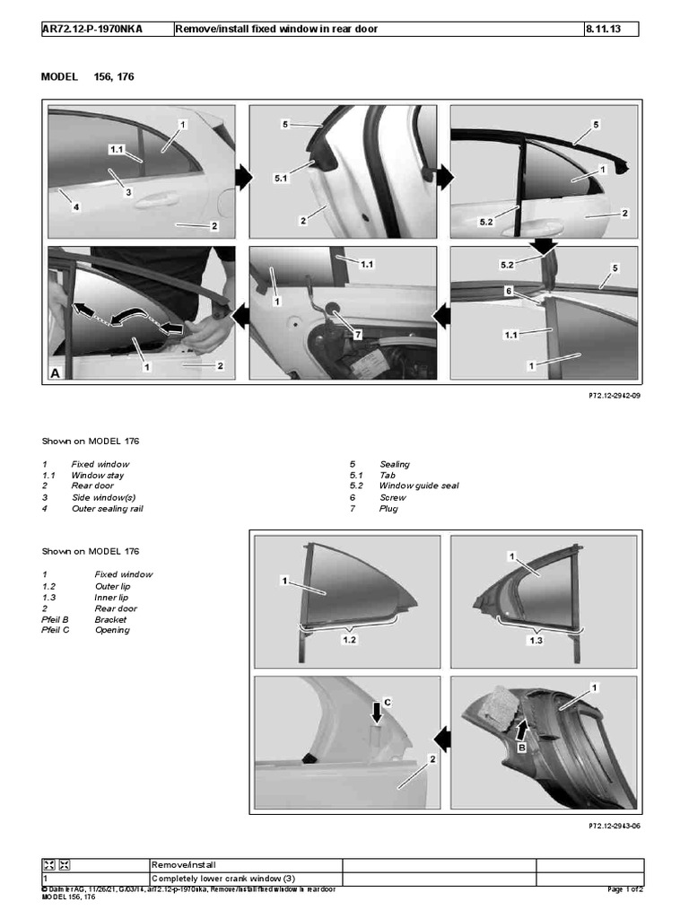 Rear Quarter Window | PDF | Door | Components