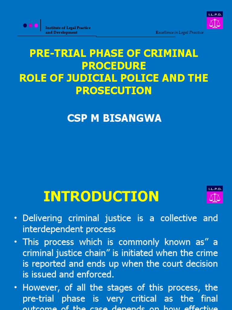 Role of Judicial Police and Prosecutor | Download Free PDF | Prosecutor | Arrest