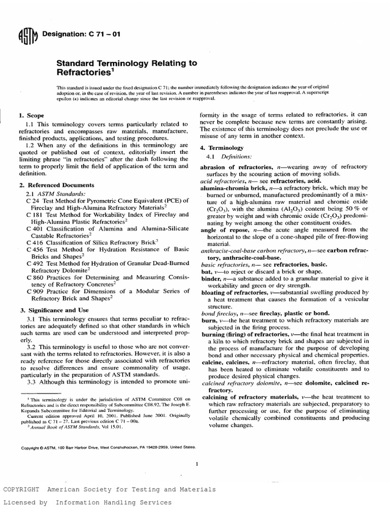 Astm c71 PDF Compress | PDF
