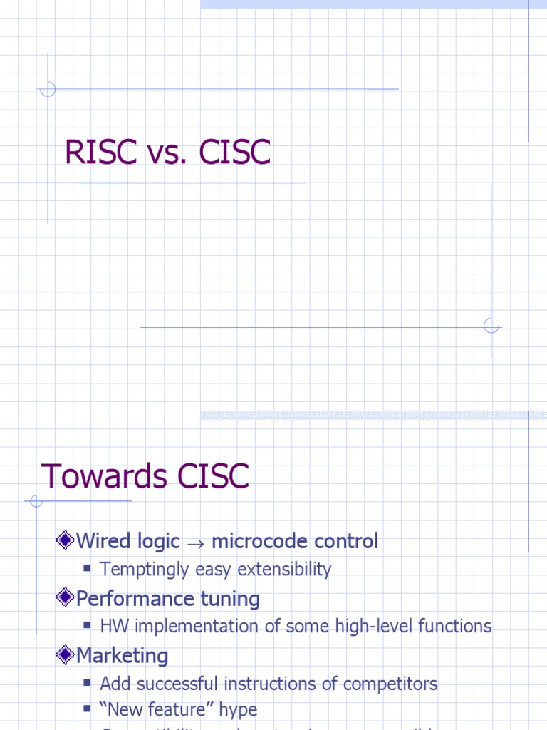 RISC Vs CISC | PDF | Computer Science | Computer Engineering