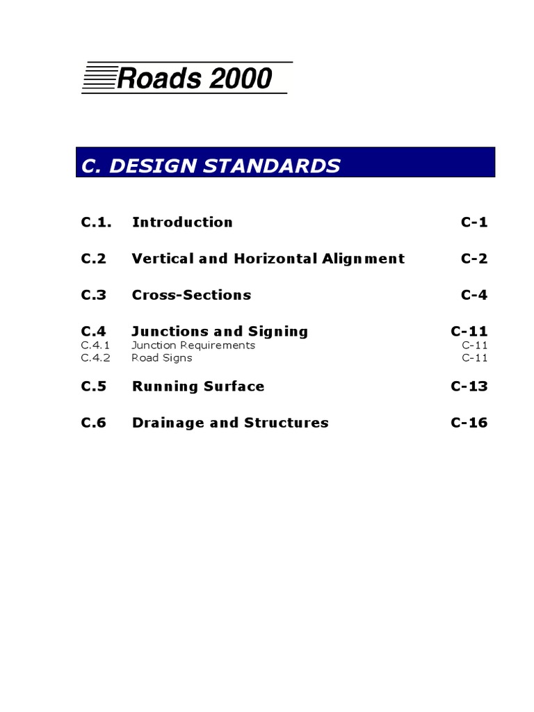 C Cover 04 Design Standards | PDF