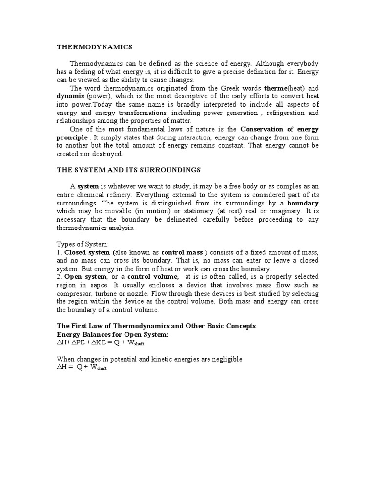 First Law of Thermo | PDF | Heat | Thermodynamics