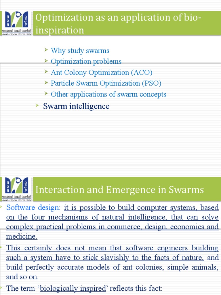 Week6 (Aco and Pso) | PDF | Applied Mathematics