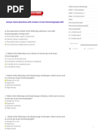 Question and Answers: 500+ Chromatography MCQ and Answer With Free PDF ...