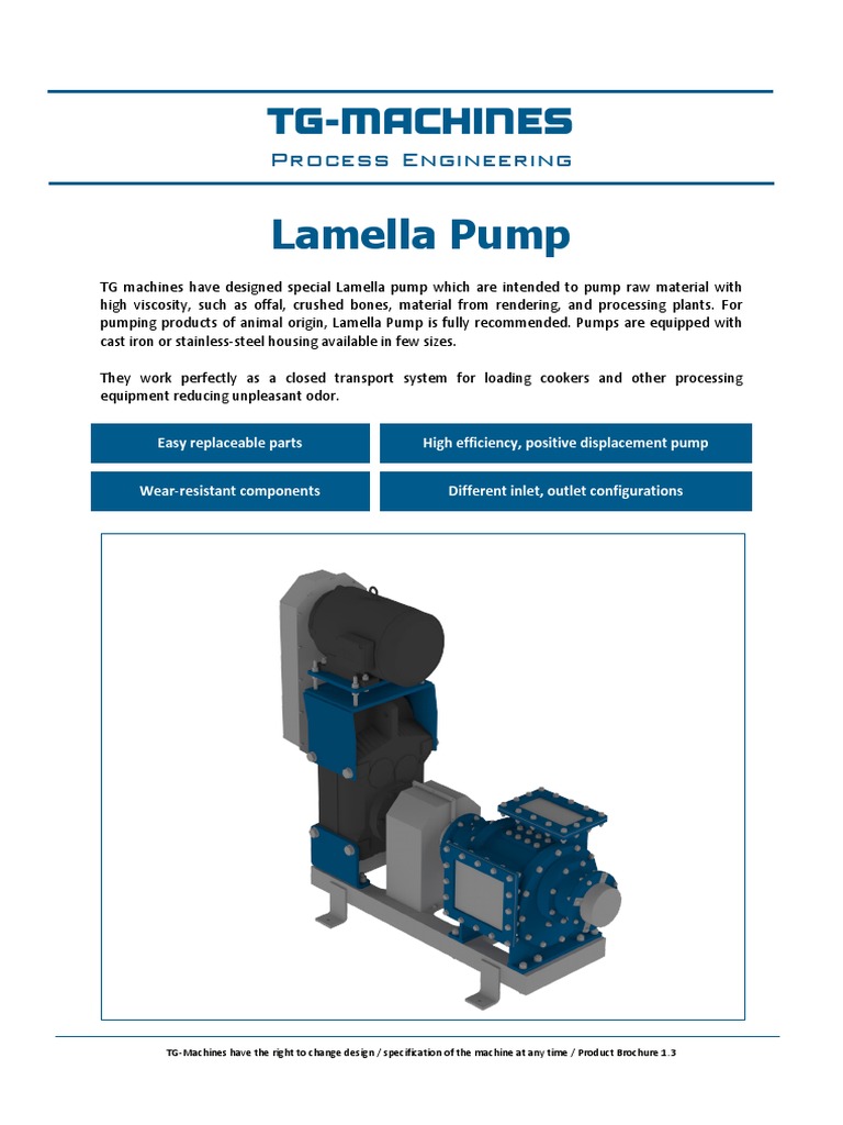 Lamella Pump Ver. 1.3 | PDF | Pump | Mechanical Engineering