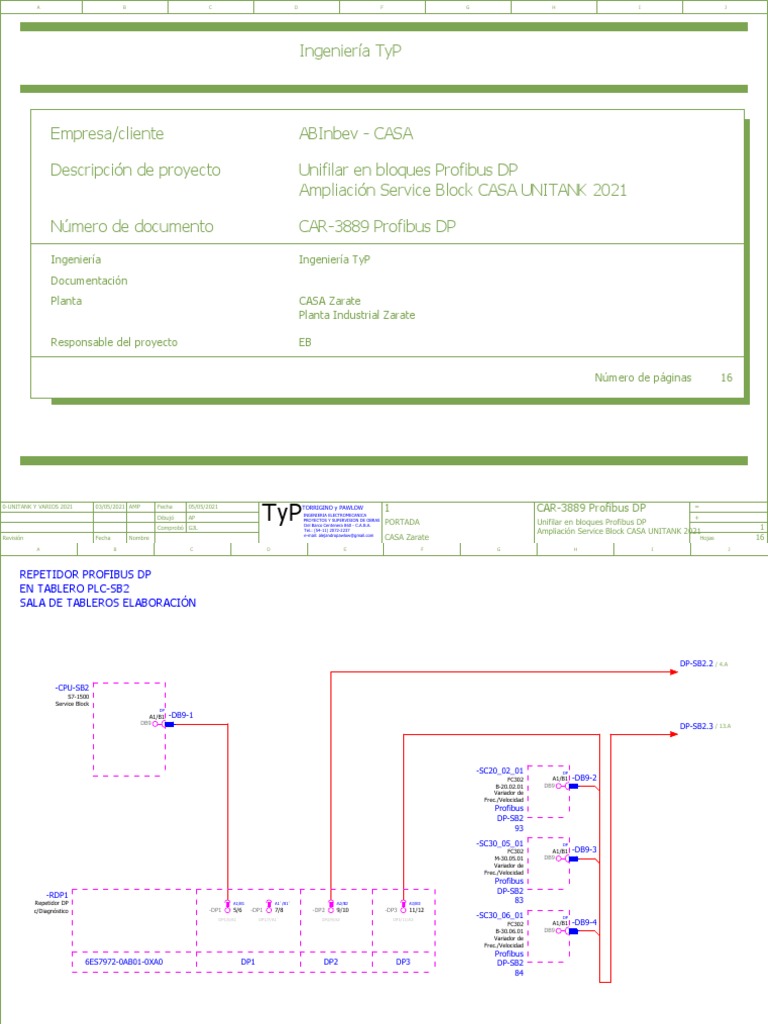 CAR-3889 Profibus DP Service Block | PDF