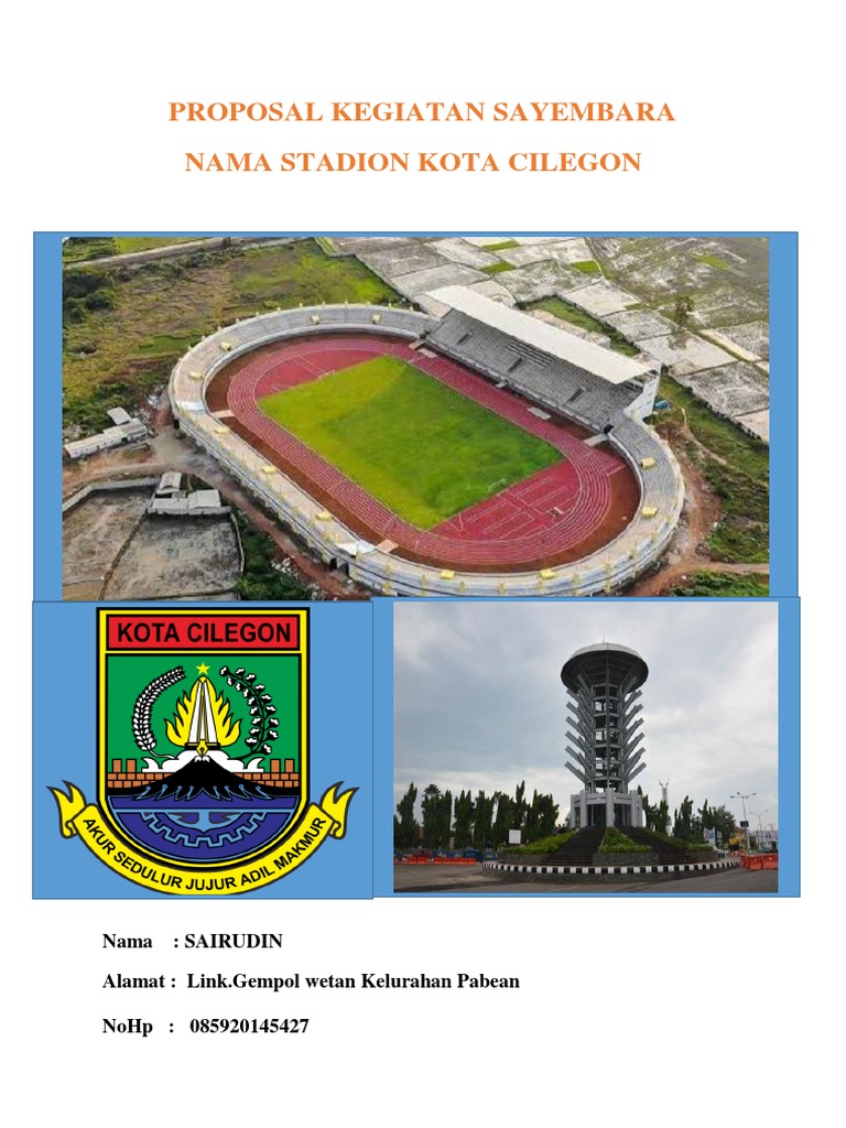 STADION GEGER CILEGON (PDF - Io) - Dikonversi | PDF | Politik | Sejarah