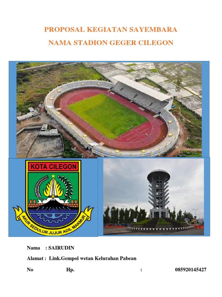 Dasar Utama Nama Stadion Geger Cilegon (PDF - Io) - Dikonversi | PDF | Politik | Sejarah