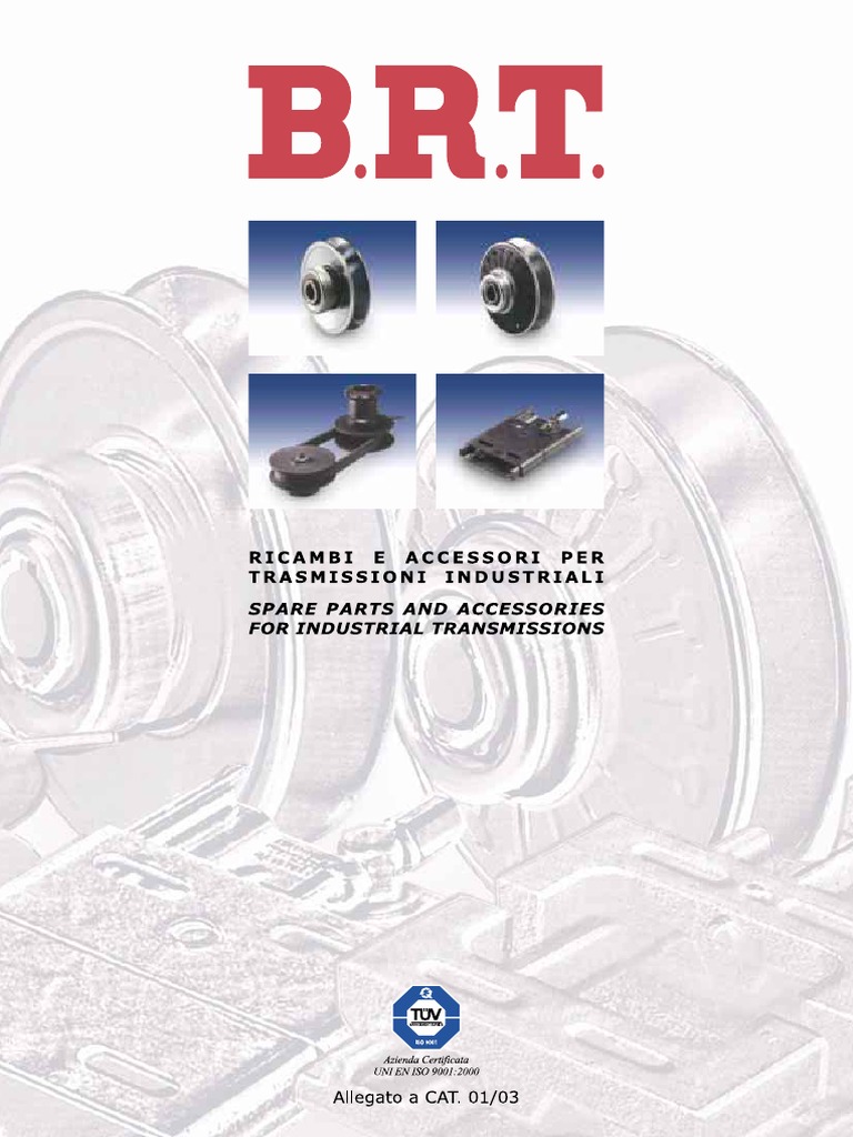 Catalogo Pulegge Variabili B.R.T. | PDF