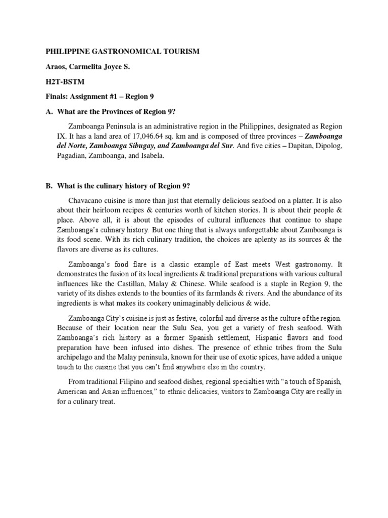 Finals-Assignment 1 | Download Free PDF | Cuisine | Desserts