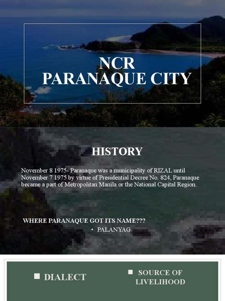 Paranaque City: History and Attractions | PDF