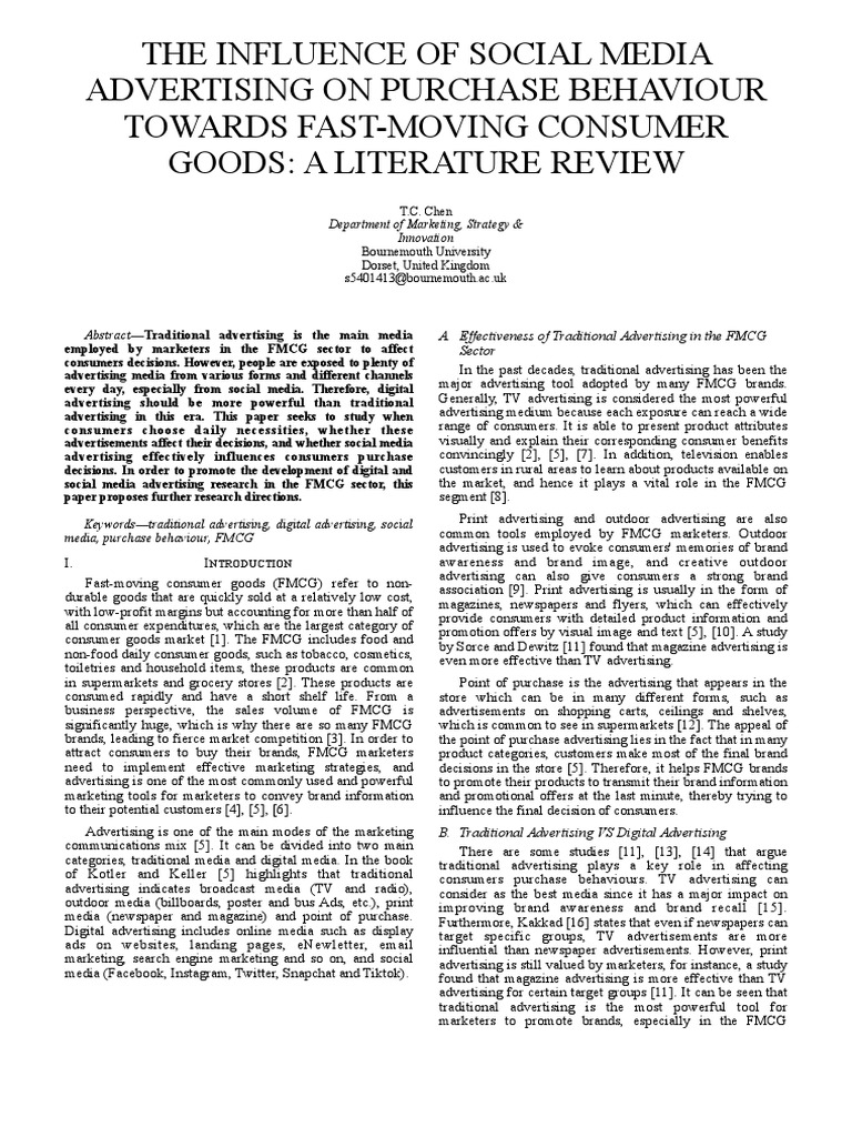 How social media advertising influences purchase behaviour of fast ...