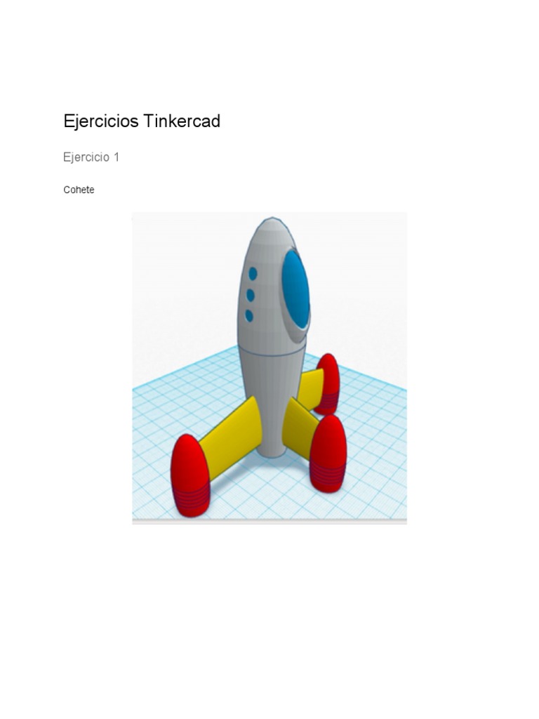 Ejercicios Tinkercad | PDF | Hogar, jardinería y bricolaje