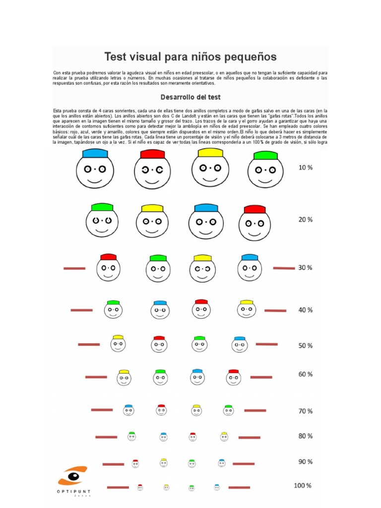 Test Visual para Niños Pequeños | PDF