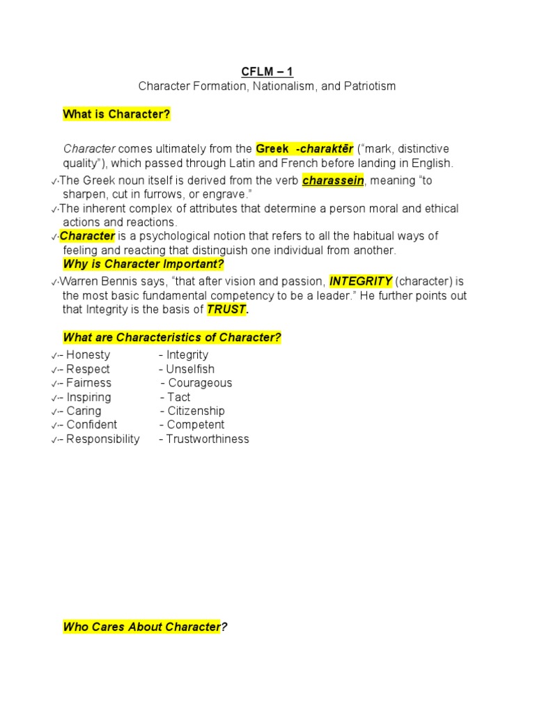CFLM 1 Review | PDF | Family | Gender And Development
