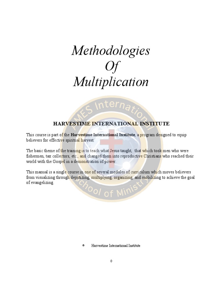 Multiplication | PDF | Jesus | Acts Of The Apostles