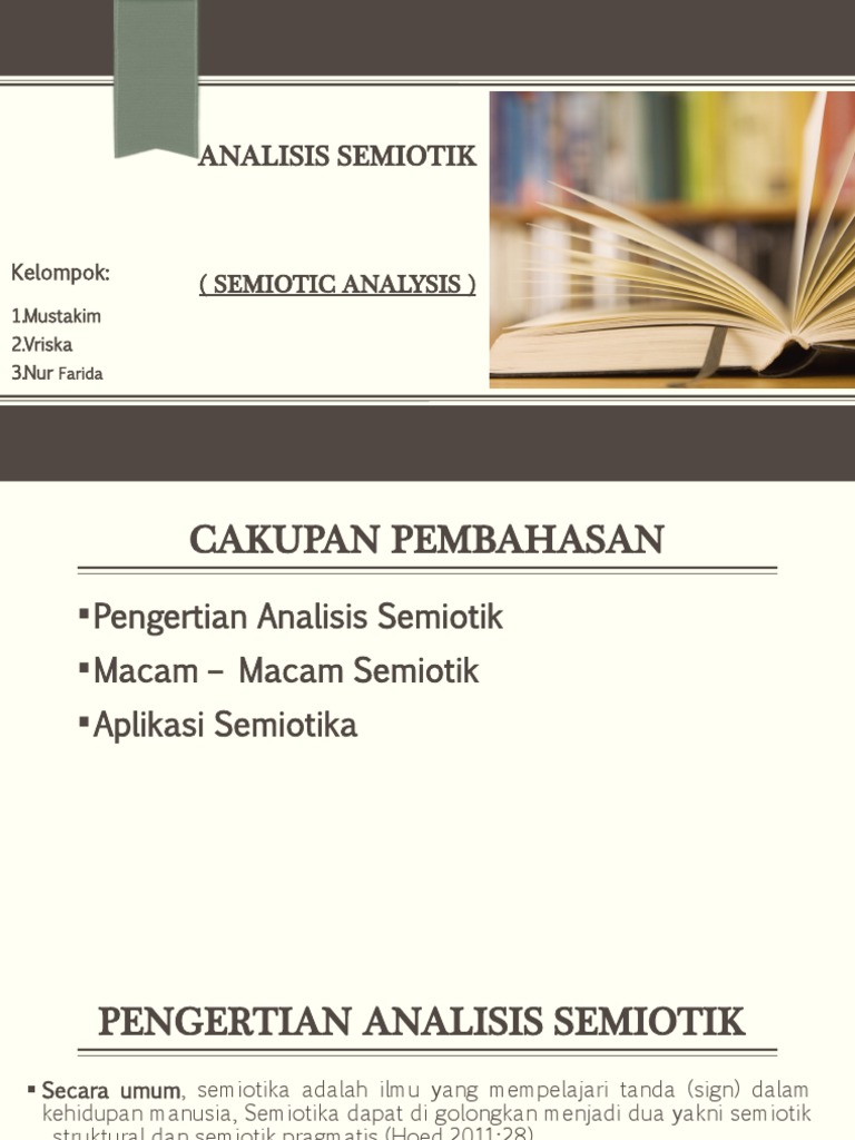 Analisis Semiotik | PDF