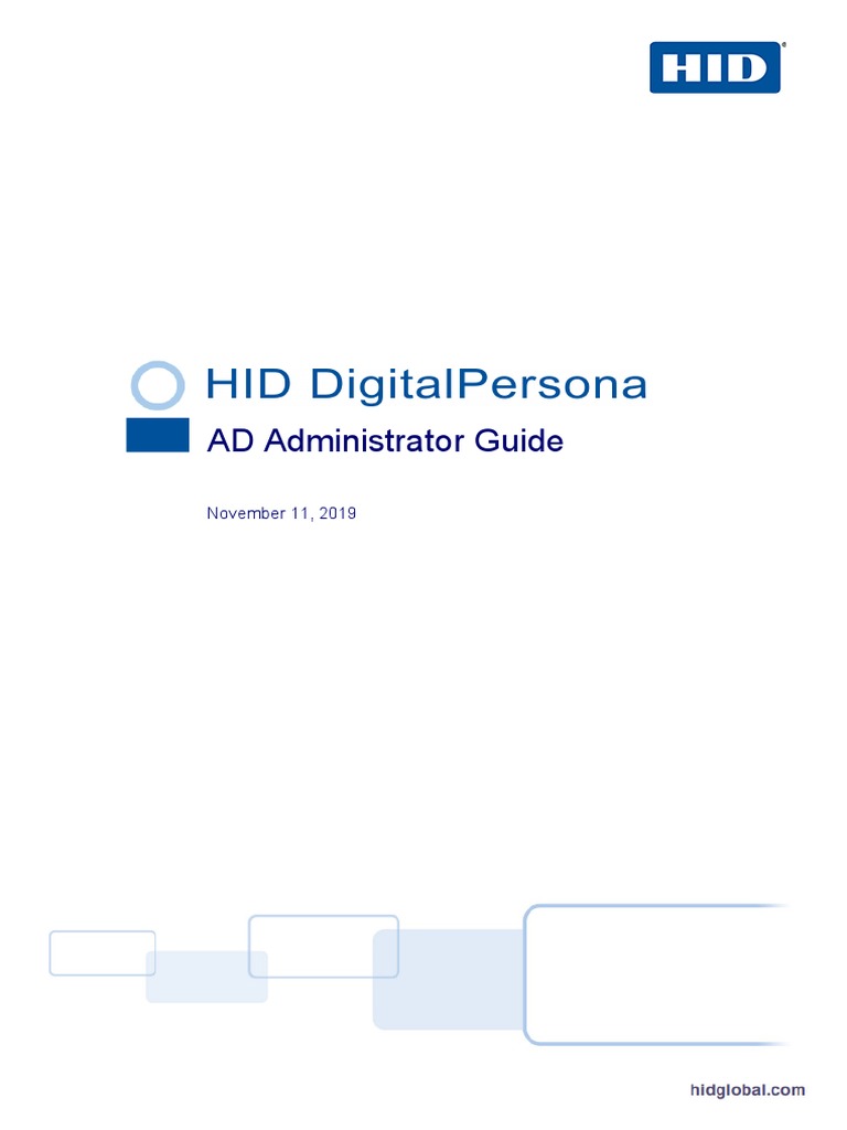 Hid Digitalpersona Ad Administrator Guide | PDF | Group Policy | Active ...