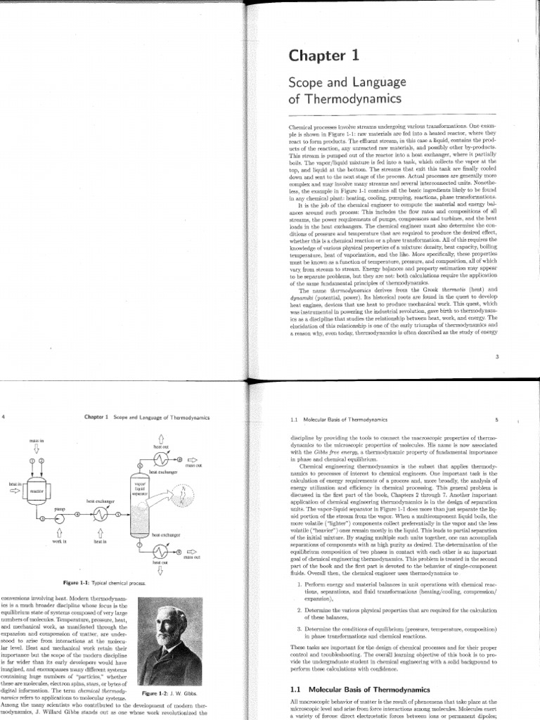 Matsoukas - CHAPTER 1 Scope and Language of Thermodynamics | PDF