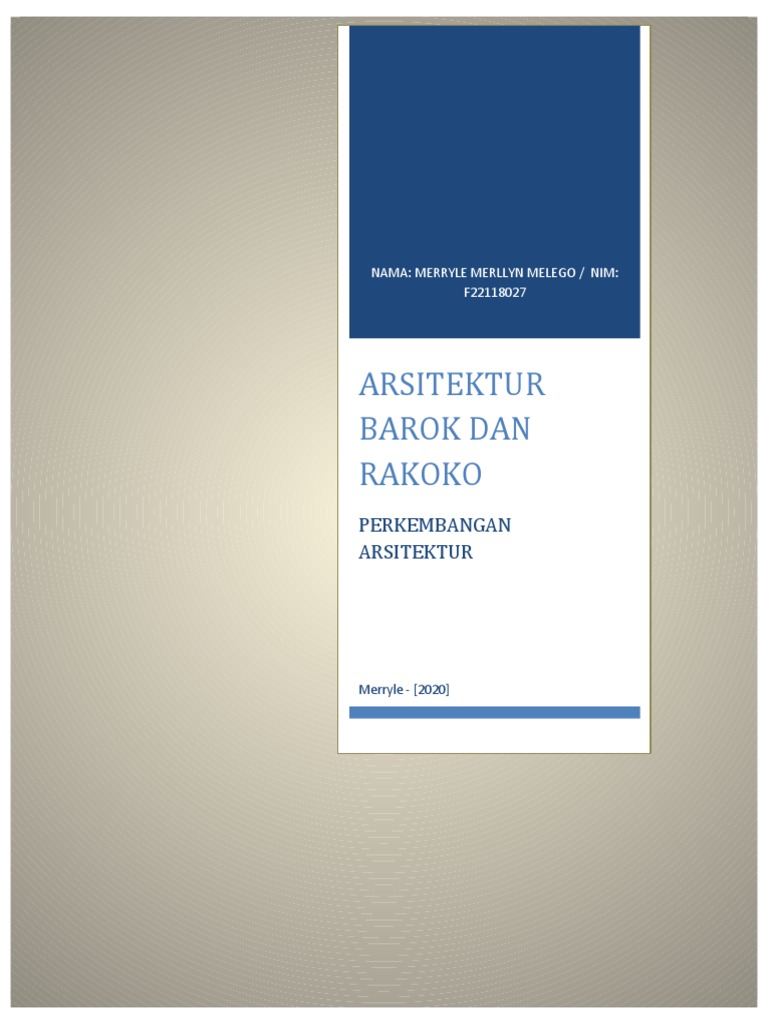Arsitektur Barok Dan Rokoko | PDF