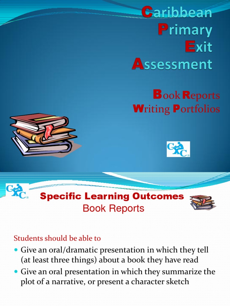 CPEA BookReportsandWritingPortfoliosabridgedforweb | PDF | Plot ...