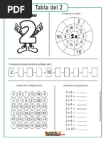 Mandalas de Las Tablas de Multiplicar | PDF